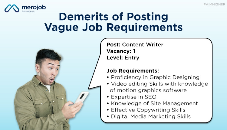 Demerits of Posting Vague Job Requirements | Career Guide Blog | merojob