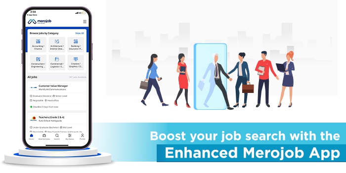 Boost your job search with the enhanced MeroJob app | Career Guide Blog ...