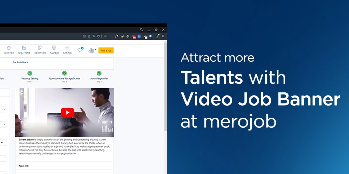 Attract more talents with Video Job Banner at merojob | Career Guide ...