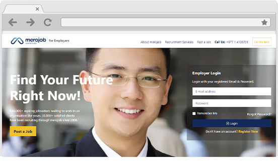 How to register on merojob for Employers | Career Guide Blog | merojob