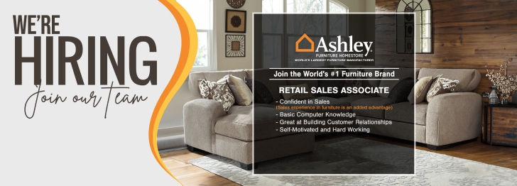 Retail Sales Associate Job in Nepal - Ashley Furniture HomeStore Nepal ...